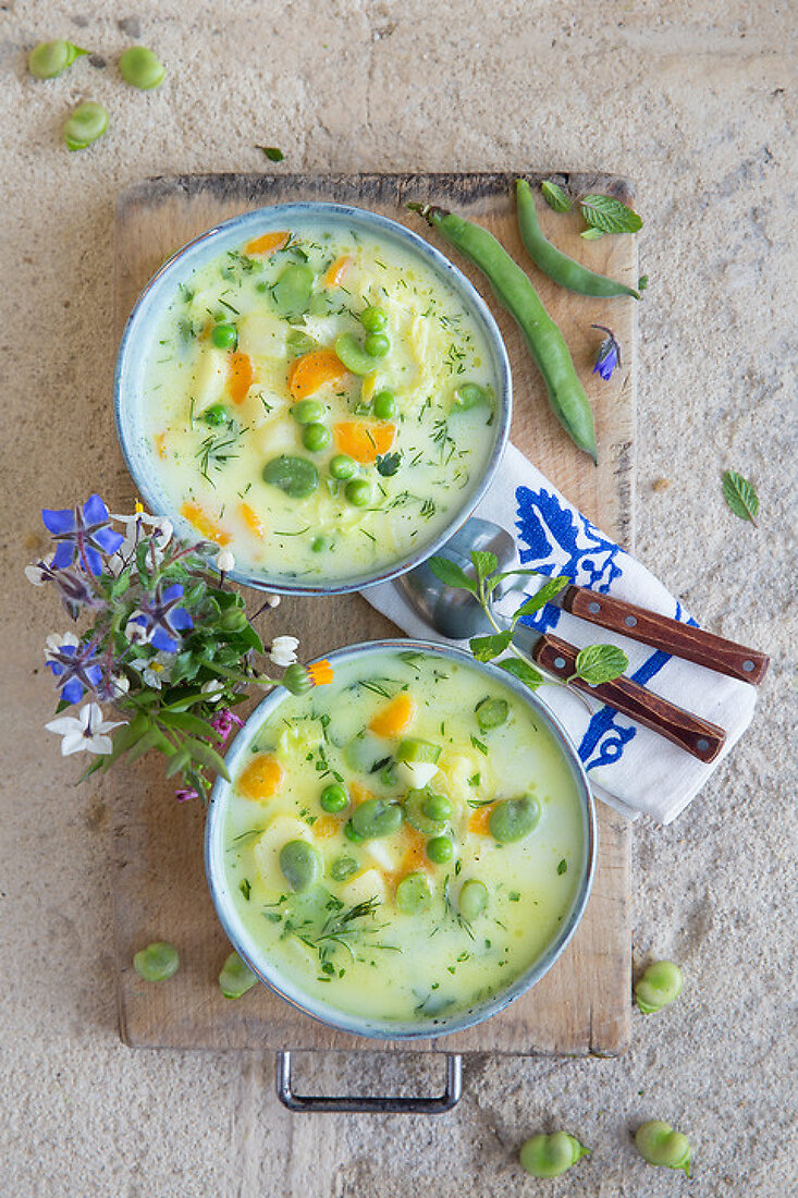 Summer Broad Beans Feast – License Features – 12883428 House of Pictures
